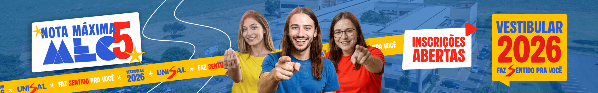 Home Campinas - Vestibular Centro Universitário Salesiano